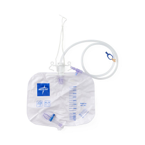 Medline Urinary Drain Bags with Anti-Reflux Devices | Medline