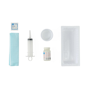 Sterile Piston Irrigation Syringe Tray with Saline | Medline Industries ...