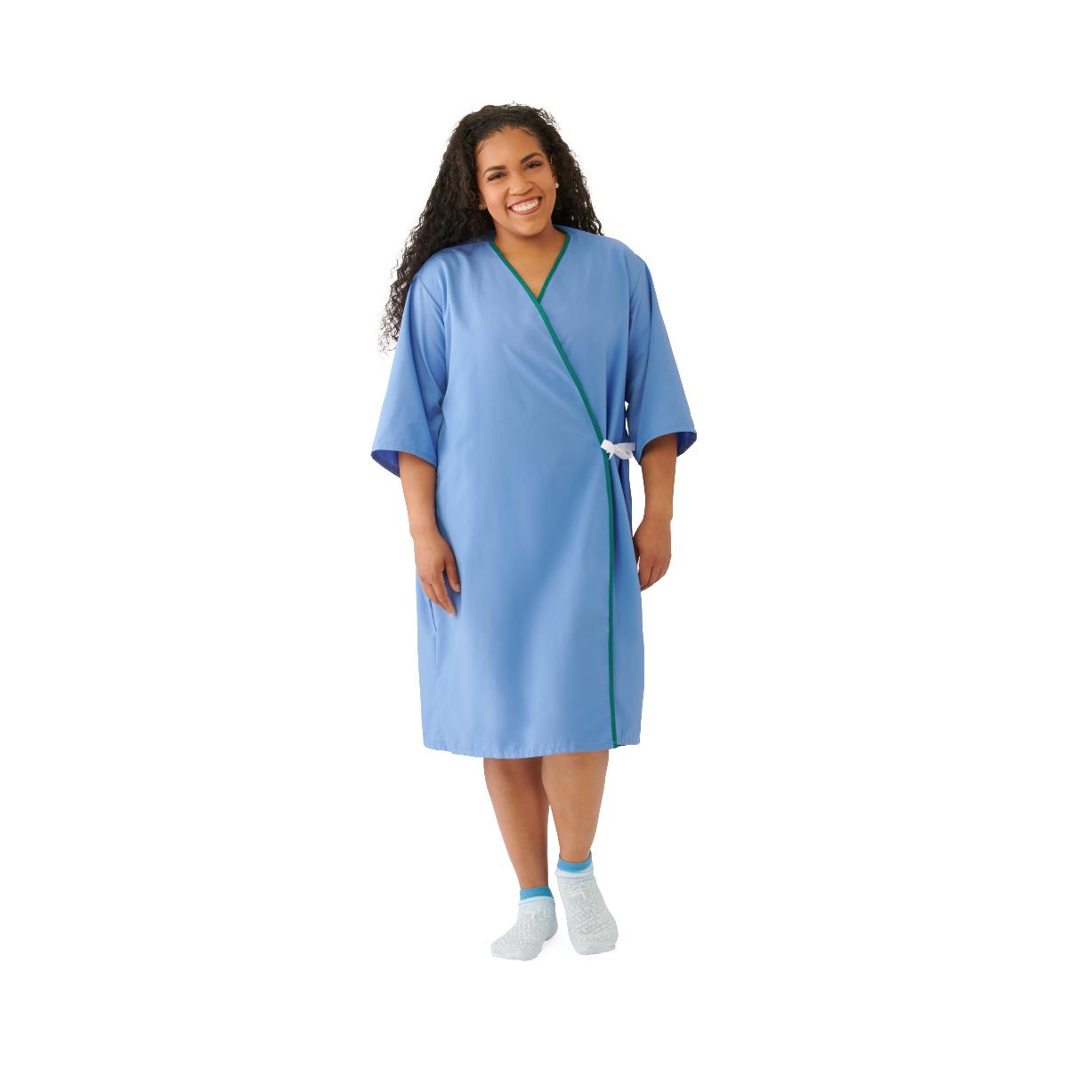 Medline Front-Opening Patient Exam Gowns | Medline