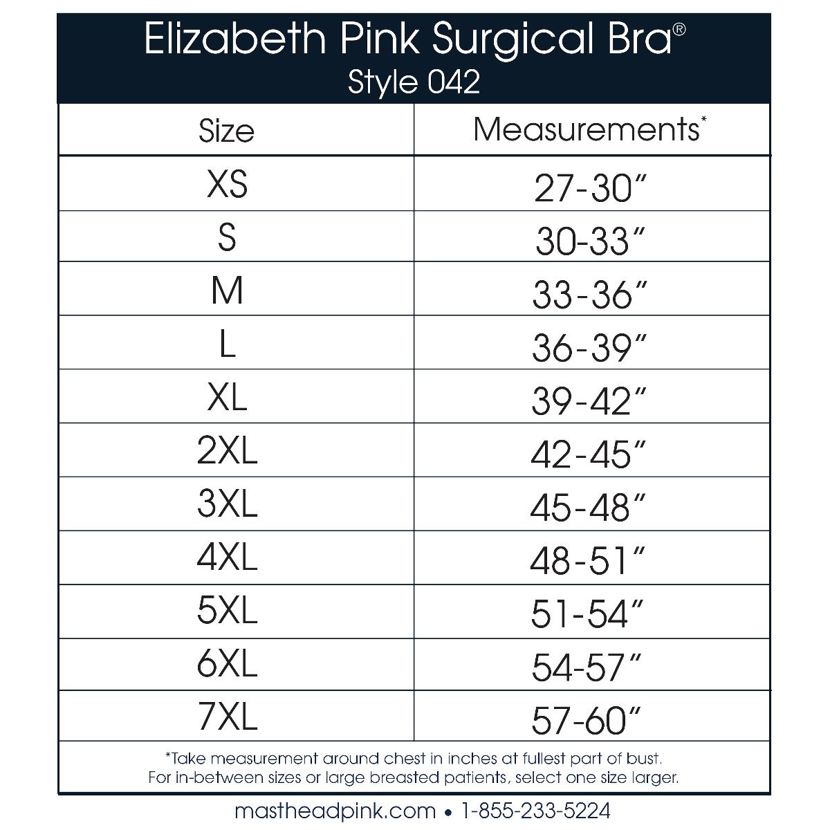 Elizabeth Pink Surgical Bras | Medline