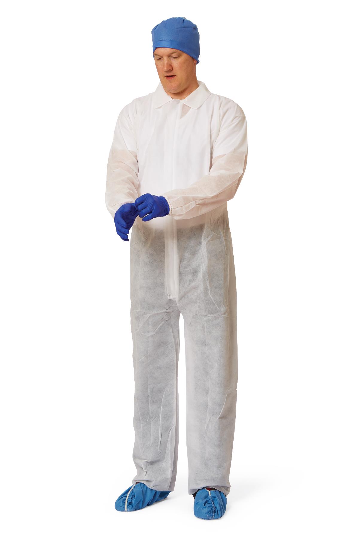 Medline Medium-Weight and Heavyweight Spunbond Polypropylene Coveralls ...