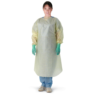 Medline Disposable Open Back SMS Cover Gown | Medline