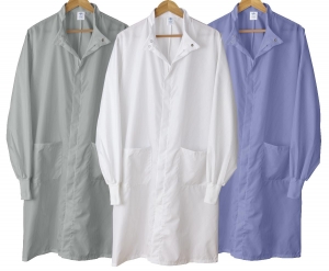 Fluid-Resistant Unisex Antistatic Barrier Lab Coats | Medline ...