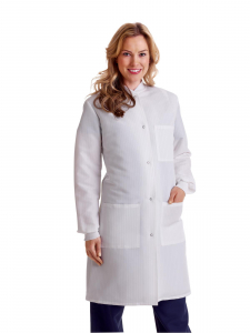 Medline Protective Static- and Fluid-Resistant Barrier Lab Coats | Medline