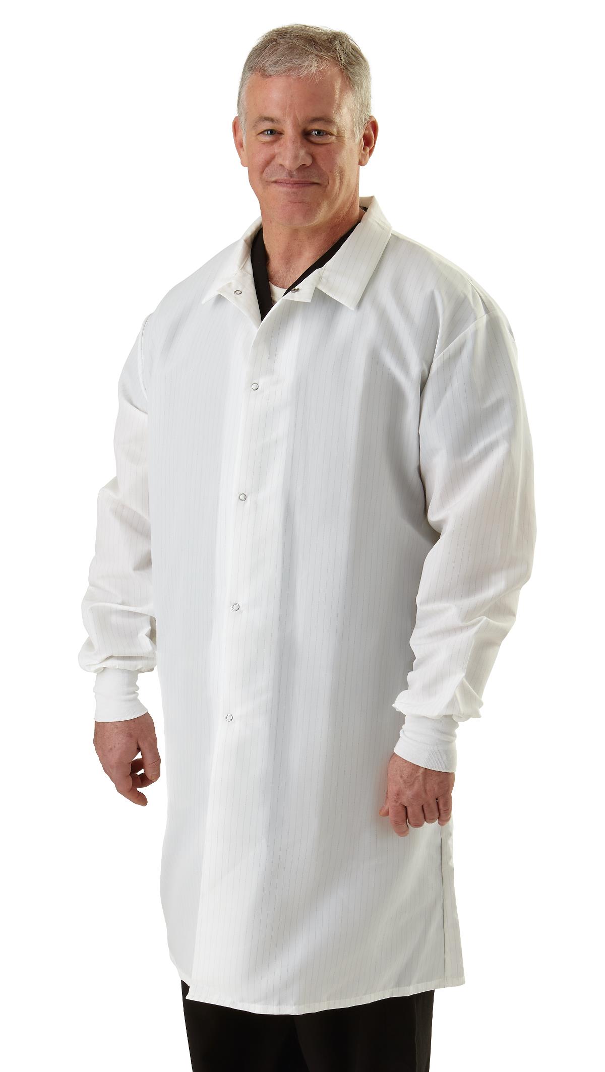 Medline Protective Static- and Fluid-Resistant Barrier Lab Coats | Medline