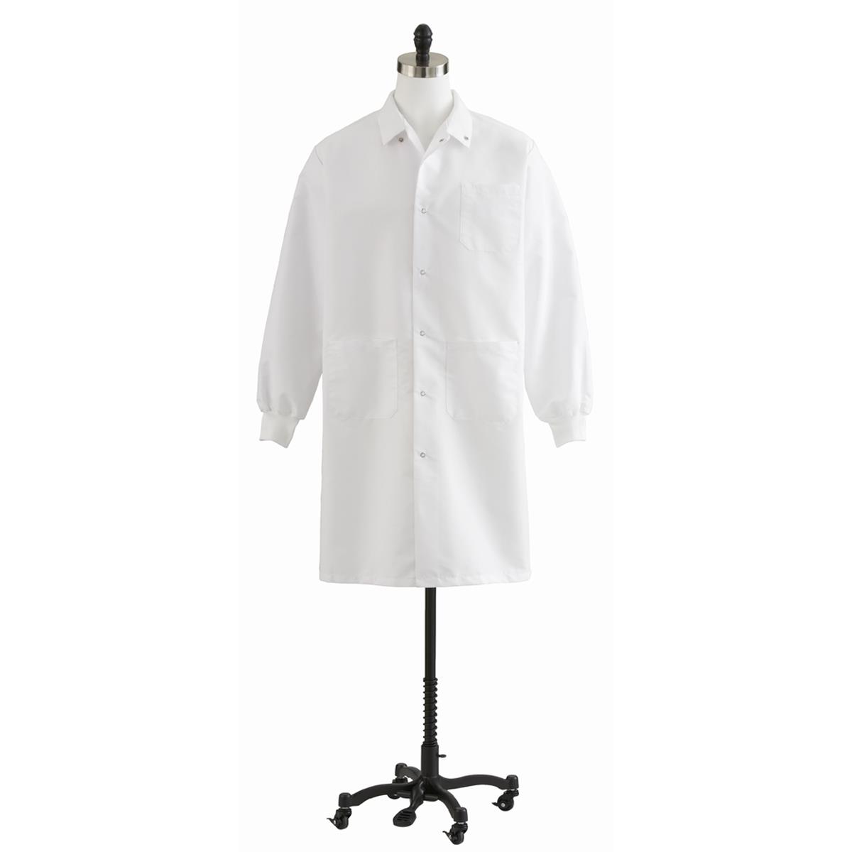 Medline Unisex Knit Cuff Knee Length Lab Coats | Medline