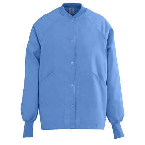 Ladies' AngelStat Knit Collar Warm-Up Scrub Jackets | Medline ...