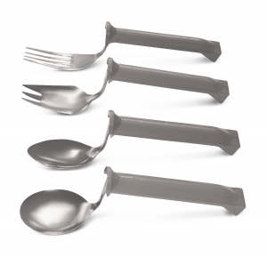 Swivel Utensils for Independent Eating | Medline