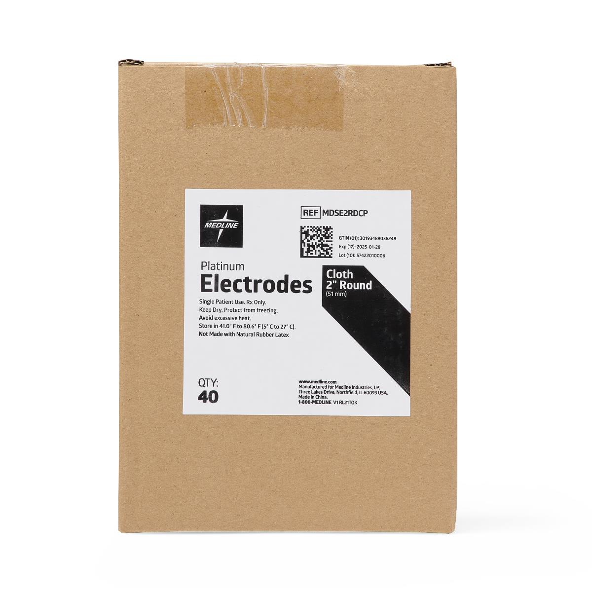 Medline Platinum Electrostimulation Electrodes | Medline
