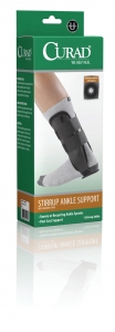 CURAD Ankle Splints with Memory Foam Stirrup, | Medline Industries, Inc.