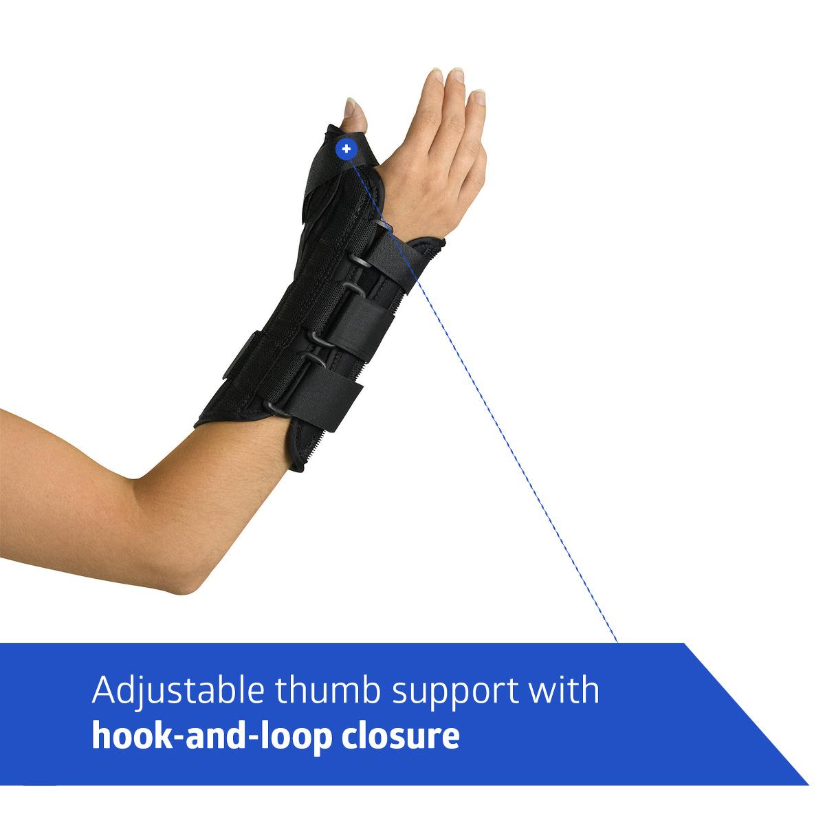 Medline Wrist and Forearm Splints with Abducted Thumb | Medline