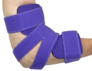 Comfyprene Splint Spring Loaded Goniometer Elbow Splint | Medline ...
