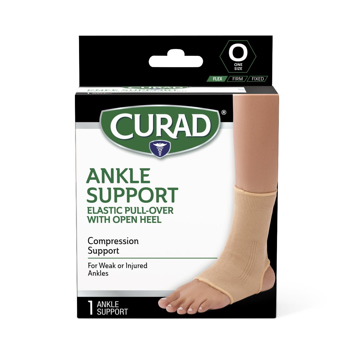 CURAD Elastic Open-Heel Ankle Supports | Medline