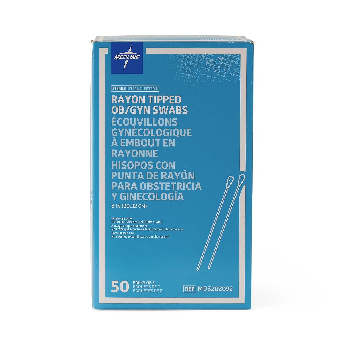 Medline Rayon Tipped OB/GYN Swabs | Medline