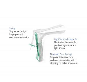 Medline Light Source-Adaptable Disposable Vaginal Speculums | Medline