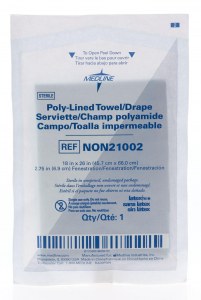Medline Sterile Fenestrated Disposable Drape | Medline