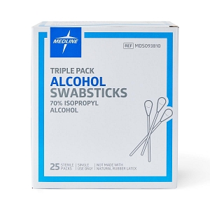 Medline Sterile Triple-Pack Alcohol Swabsticks | Medline Industries, Inc.