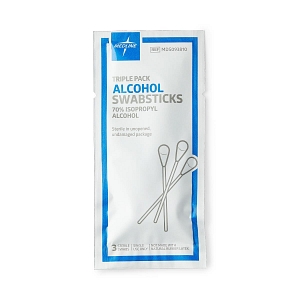 Medline Sterile Triple-Pack Alcohol Swabsticks | Medline Industries, Inc.