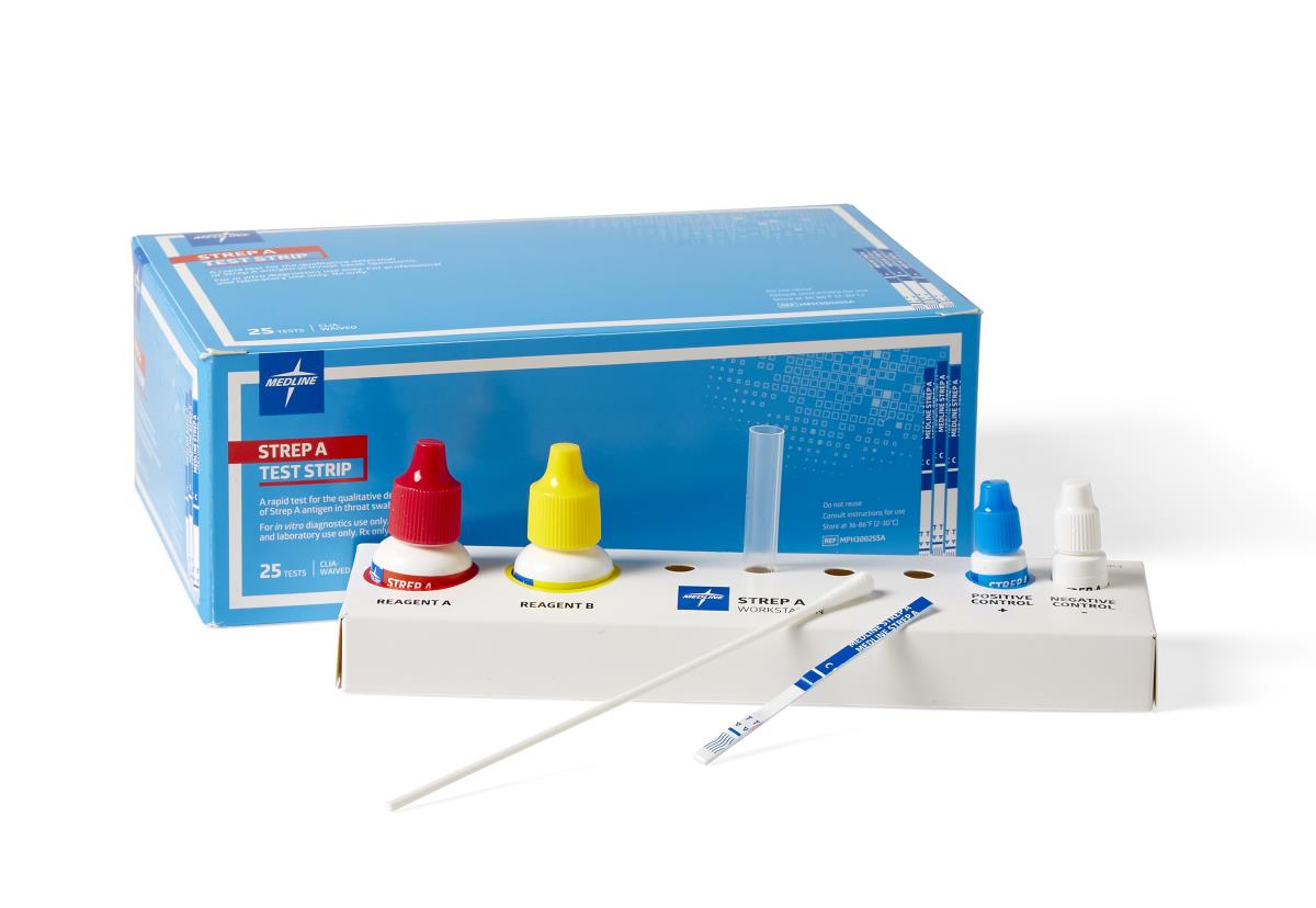 Medline Group A Strep Dipstick Test | Medline