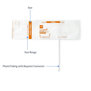 Greensmart 1-Tube Blood Pressure Cuffs with Bayonet Connector | Medline