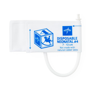 Medline Disposable Neonatal Vinyl BP Cuffs with Bayonet Connector | Medline