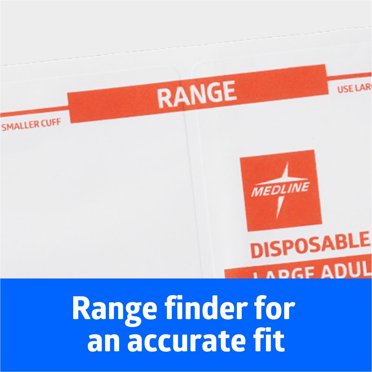 Medline Disposable 1-Tube BP Cuffs with Bayonet Connector | Medline