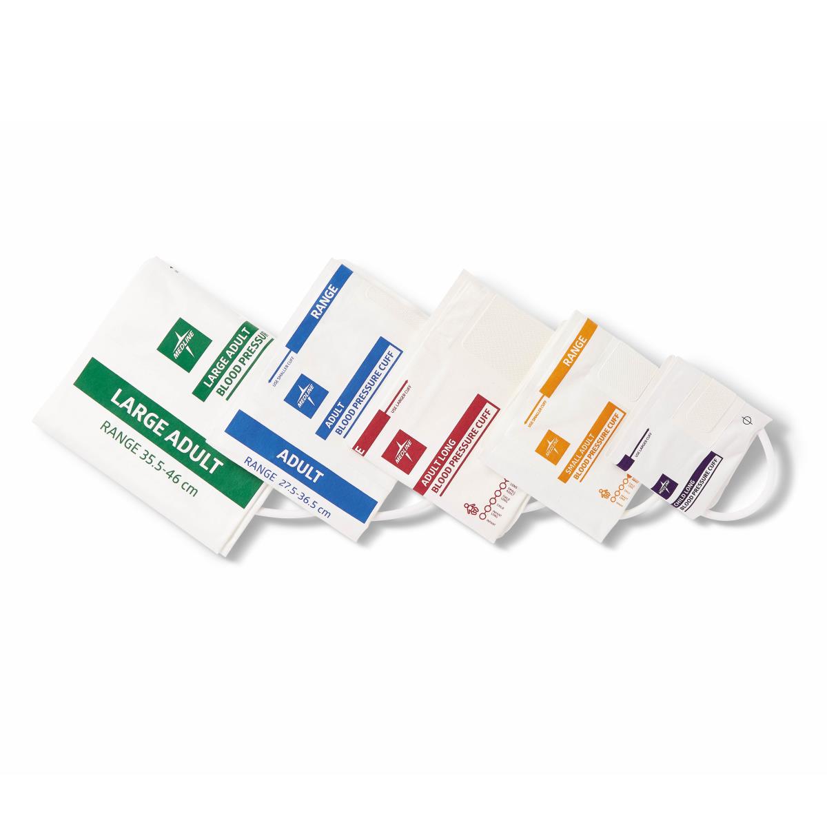 Medline Disposable 1-Tube BP Cuffs with Screw Connector | Medline