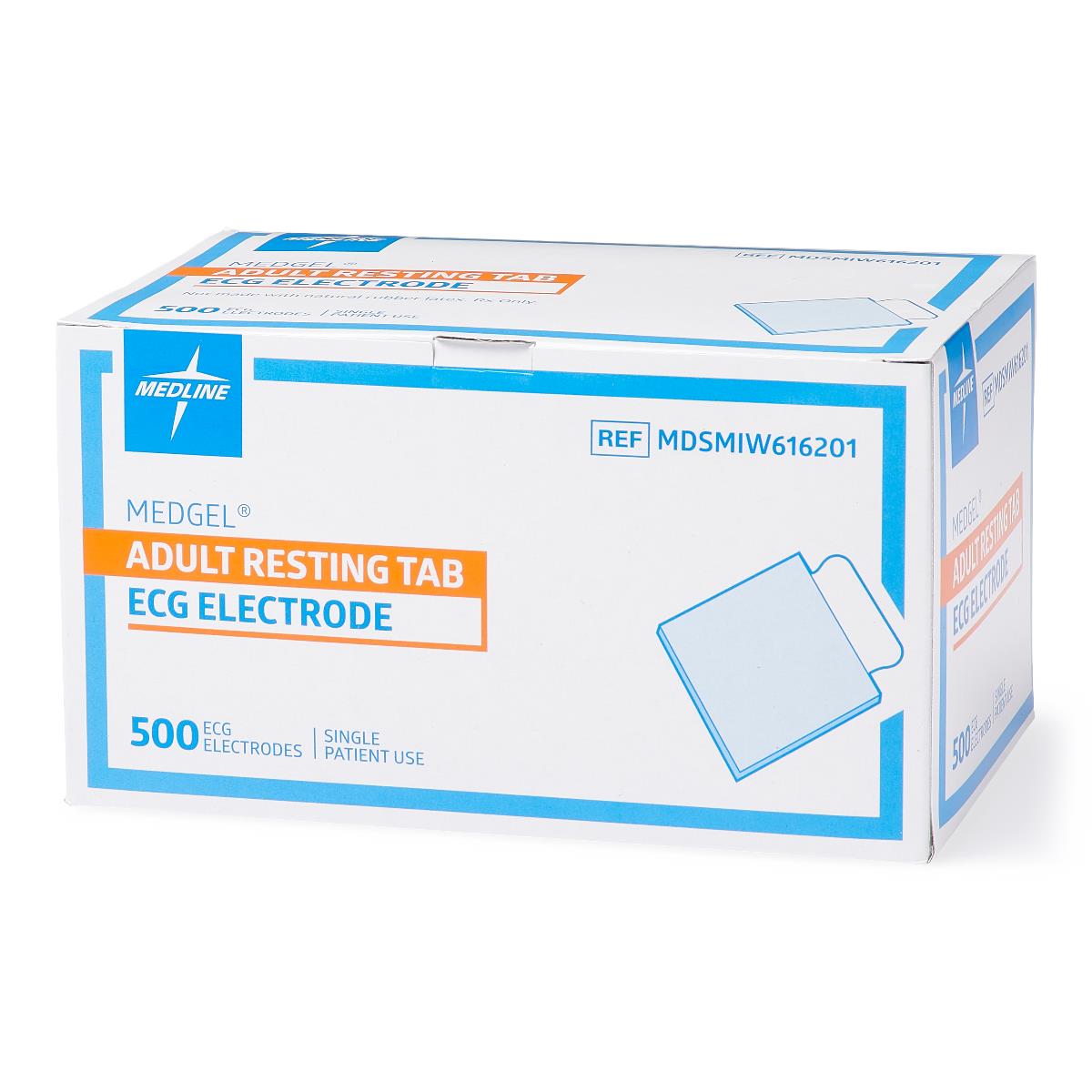 MedGel Resting Tab ECG Electrodes in Individual Sheets | Medline