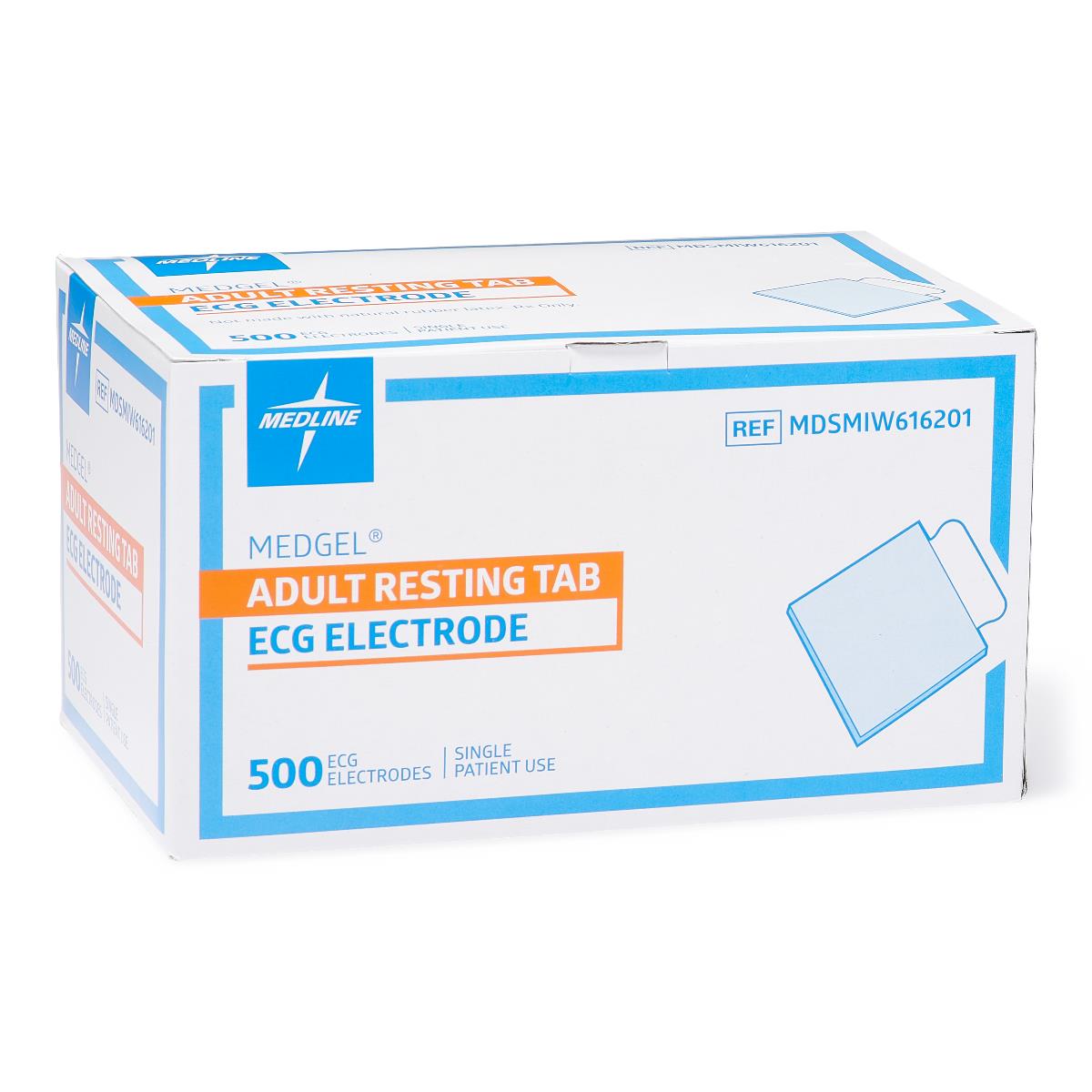 MedGel Resting Tab ECG Electrodes in Individual Sheets | Medline