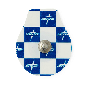 MedGel Pediatric Foam ECG Electrodes with Metal Snap Connectors | Medline