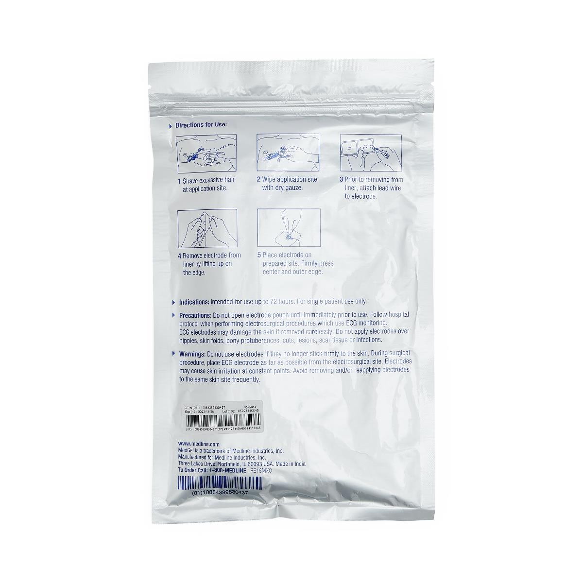 MedGel Radiotranslucent Foam Electrodes | Medline