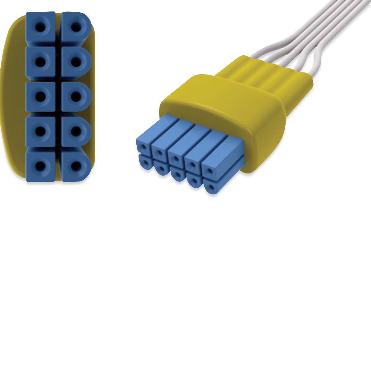 3M 5-Lead Universal Shielded Disposable Leadwires | Medline