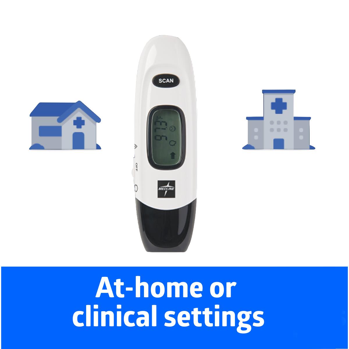 Medline Infrared No-Touch Digital Forehead Thermometer | Medline
