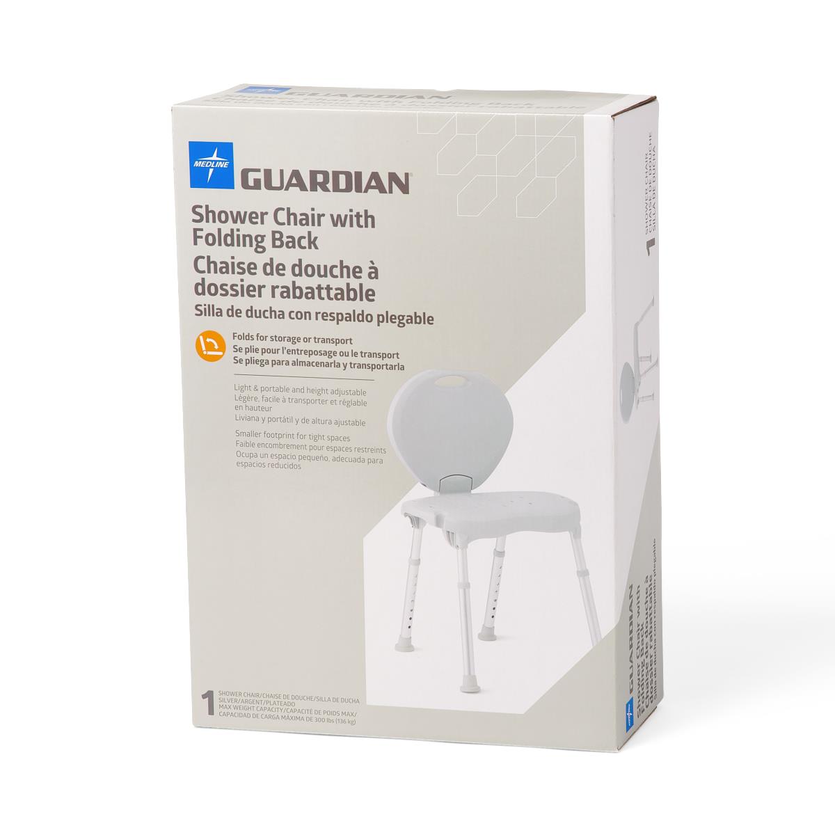 Medline Shower Chair with Back | Medline
