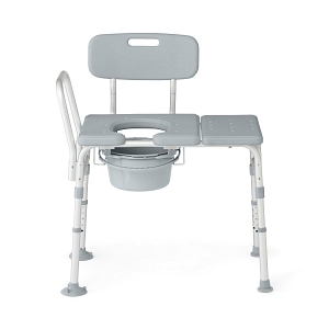 Medline Combination Transfer Bench and Commode | Medline Industries, Inc.