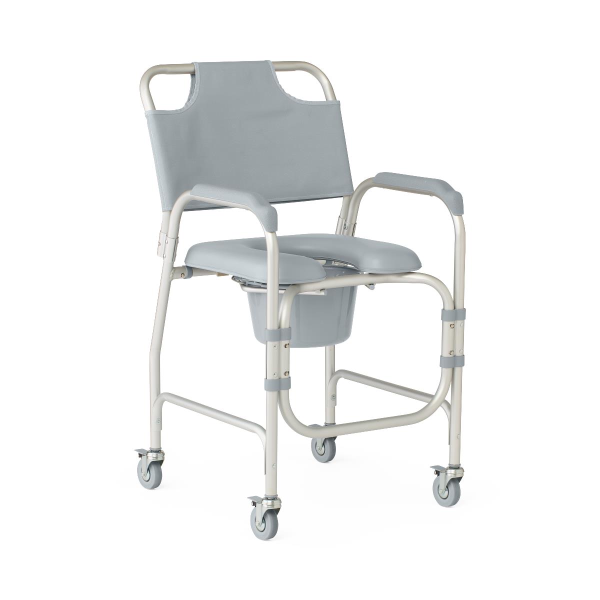 Medline Aluminum Commodes with Wheels | Medline