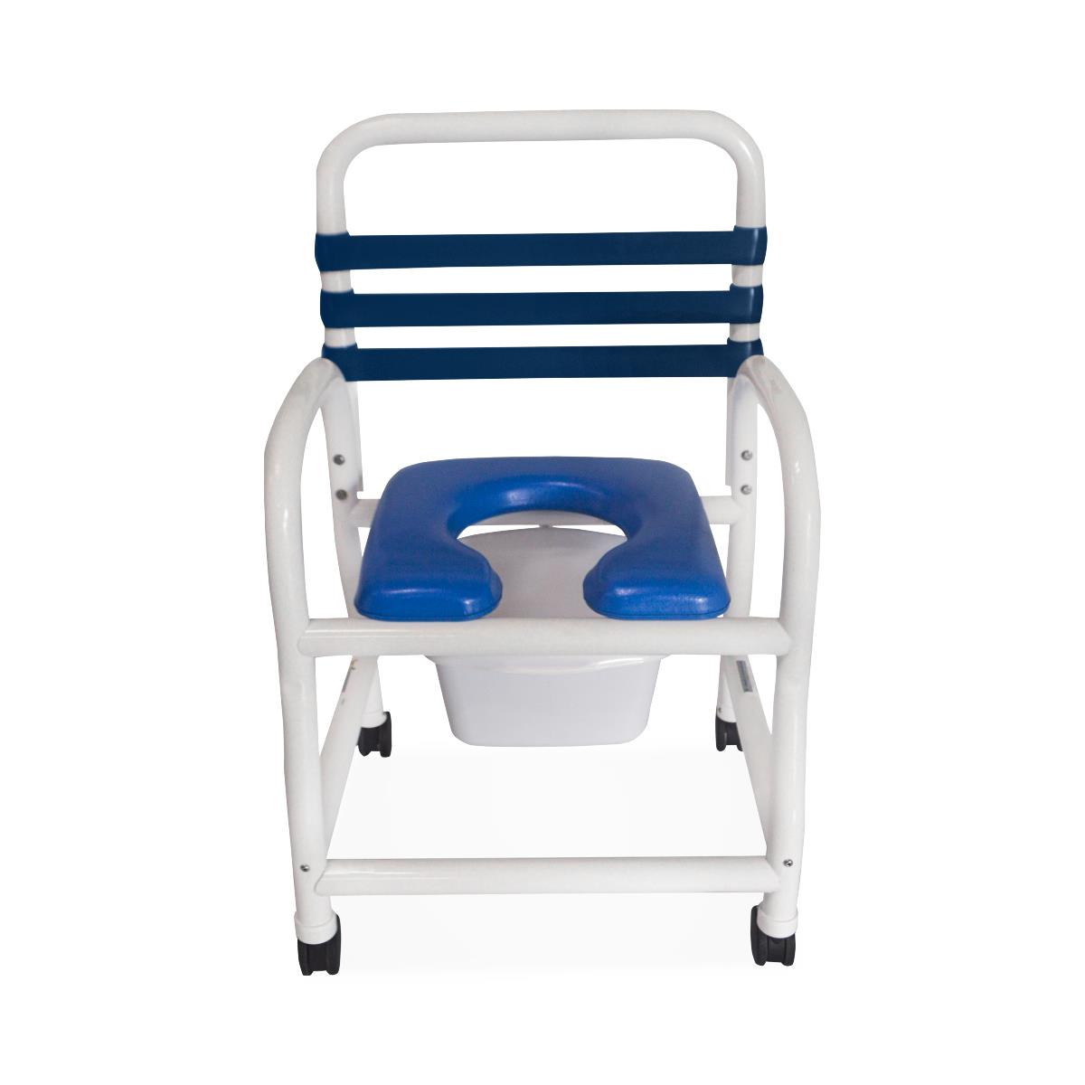PVC Shower Commode Chairs with New Era Infection Control Design | Medline