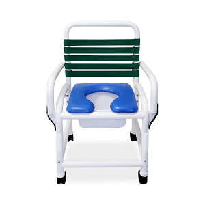 New Era Infection Control PVC Shower Chairs with Optional Commode | Medline