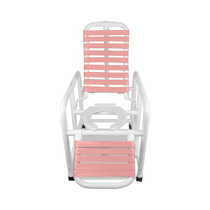 PVC Reclining Shower Commode Chairs with Pail | Medline