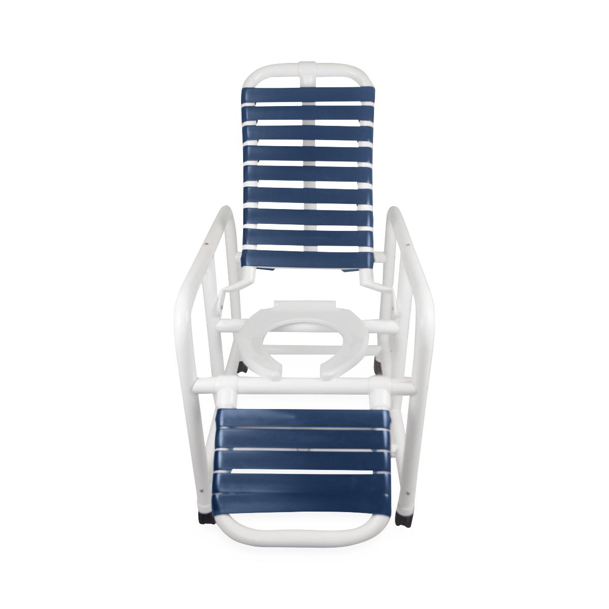 PVC Reclining Shower Commode Chairs with Pail | Medline
