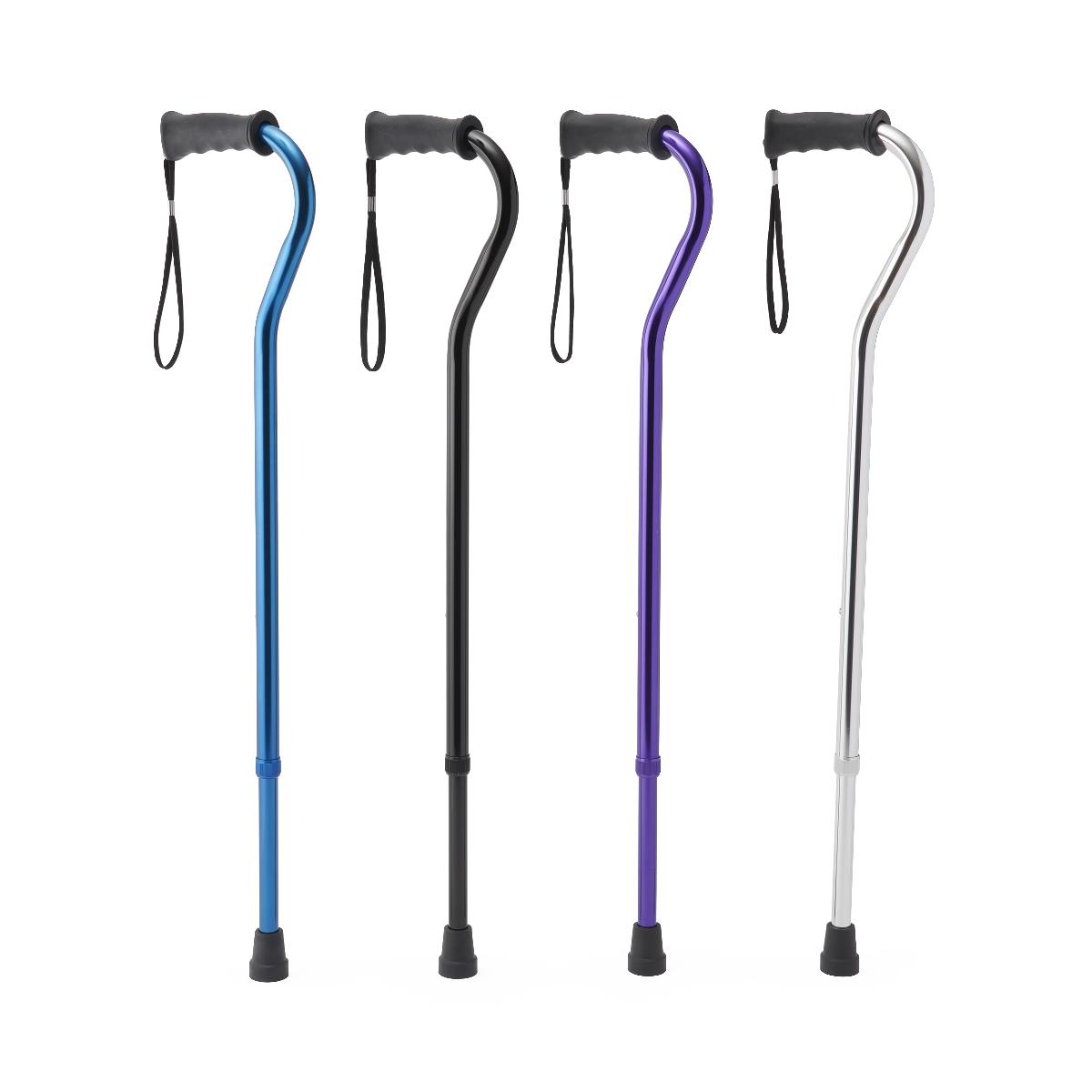 Medline Aluminum Offset Canes with Gel Grip | Medline