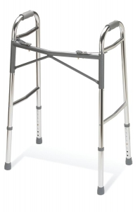 Medline Adult Heavy-Duty 2-Button Folding Walkers | Medline Industries ...
