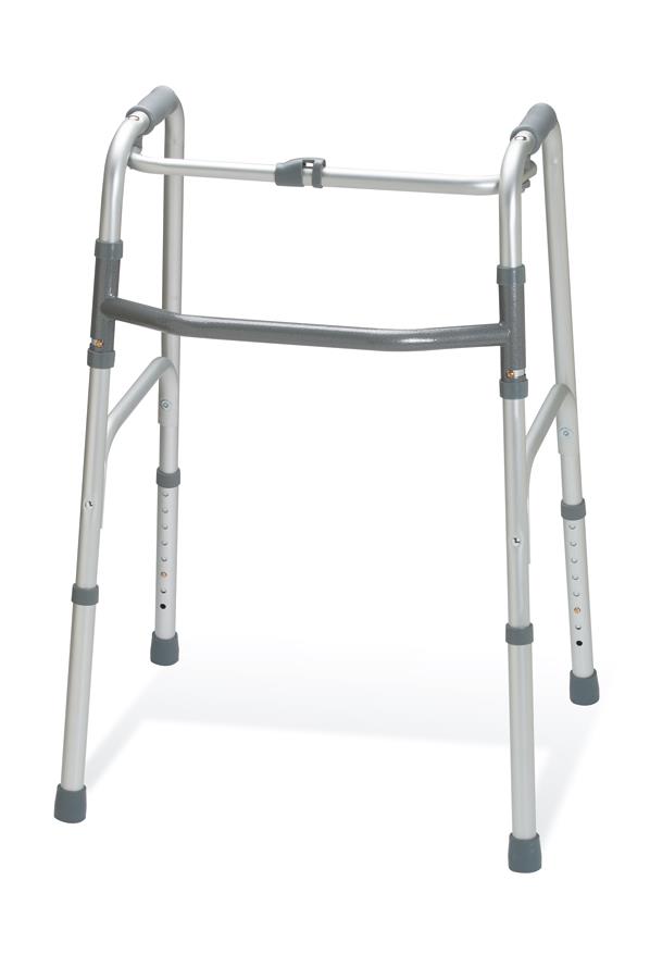 Medline Adult One-Button Folding Walkers | Medline