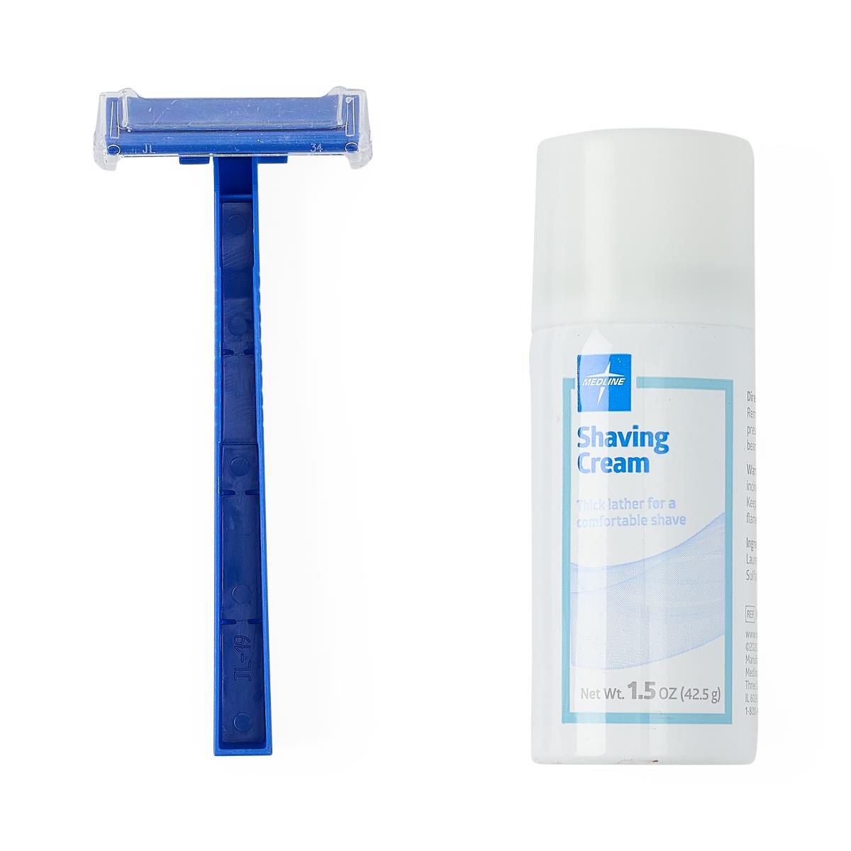 Medline Shave Kit with Shave Cream | Medline