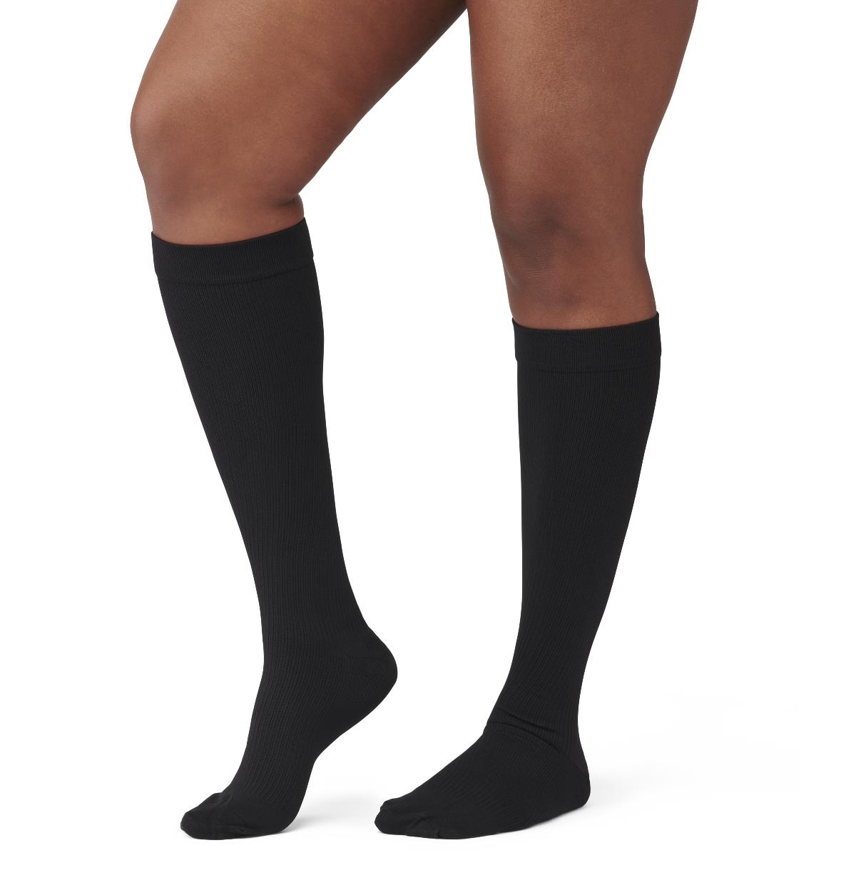 CURAD Knee-High 8-15 mmHg Compression Socks | Medline