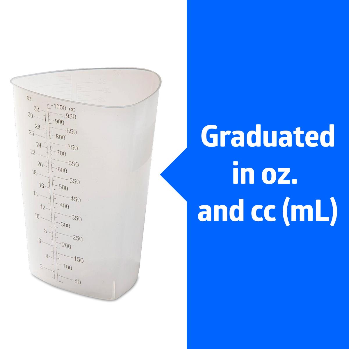 Inteplast Triangular Graduated Specimen Containers | Medline