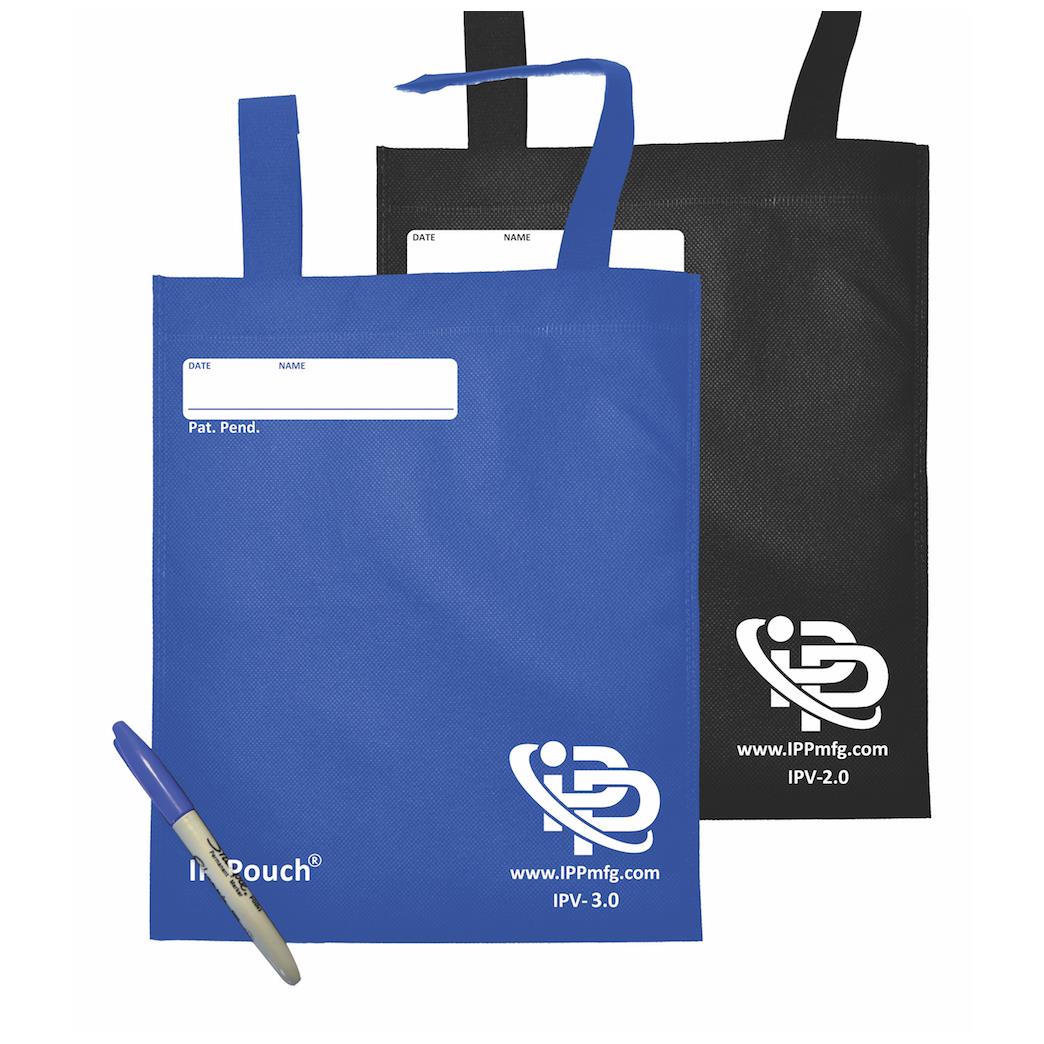 WikiPouch IPV Respiratory Device Pouches with Hook-and-Loop Strap | Medline