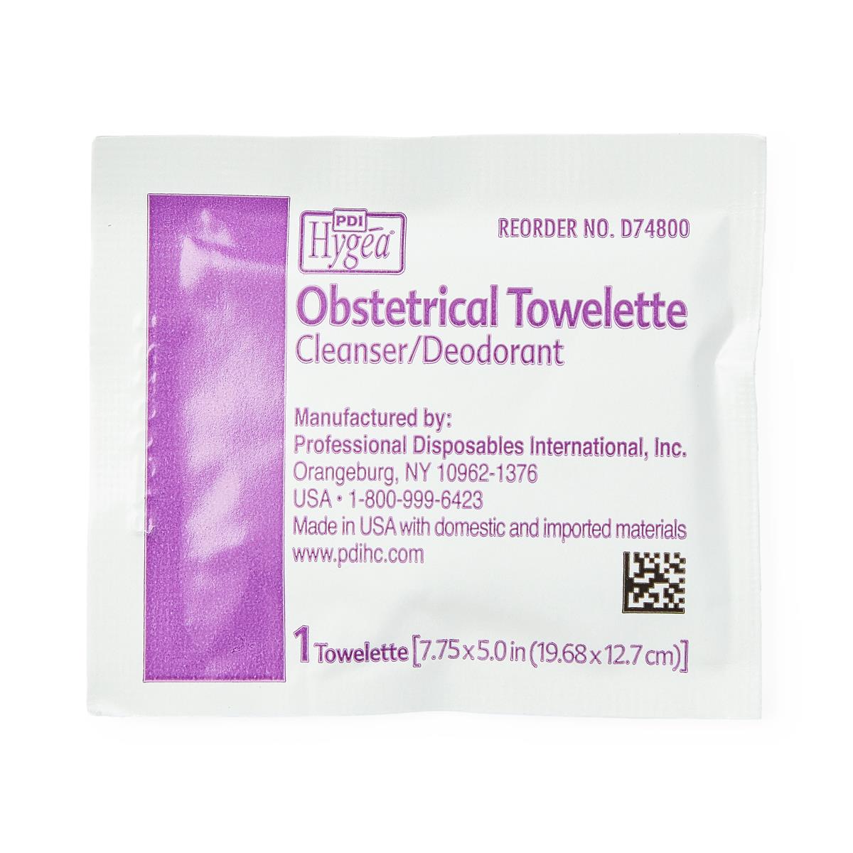PDI Hygea Obstetrical Towelettes | Medline