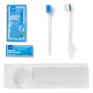 Deluxe Suction Toothbrush Kit with Mouth Rinse | Medline Industries, Inc.