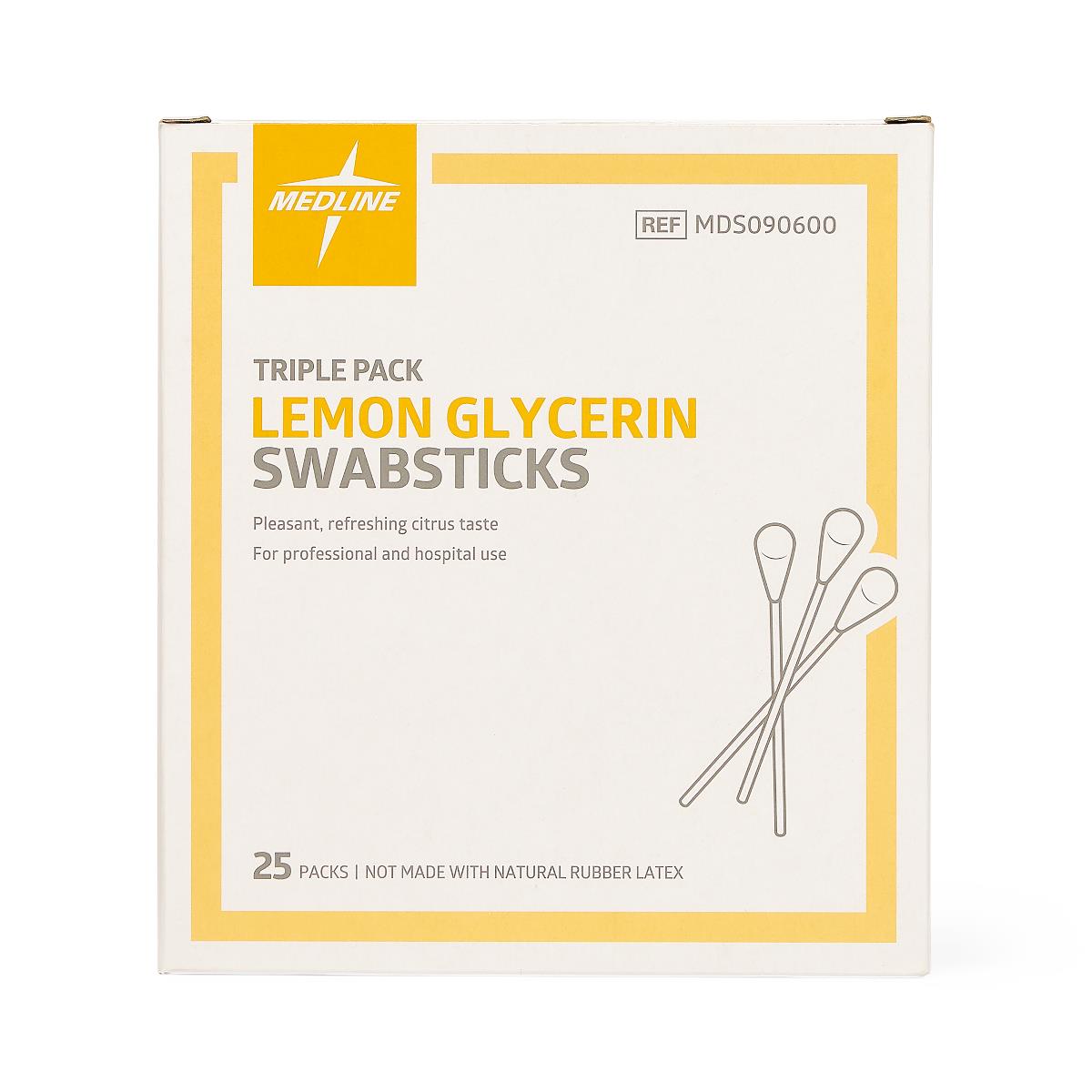 Medline Lemon Glycerin Swabsticks | Medline